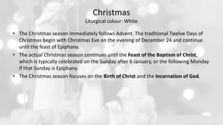 Bangsar Lutheran Church Worship Ministry - The Liturgical Calendar | PPTX