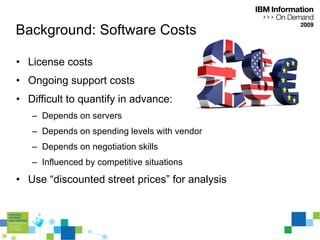 Business Case: IBM DB2 versus Oracle Database - Conor O'Mahony | PPT