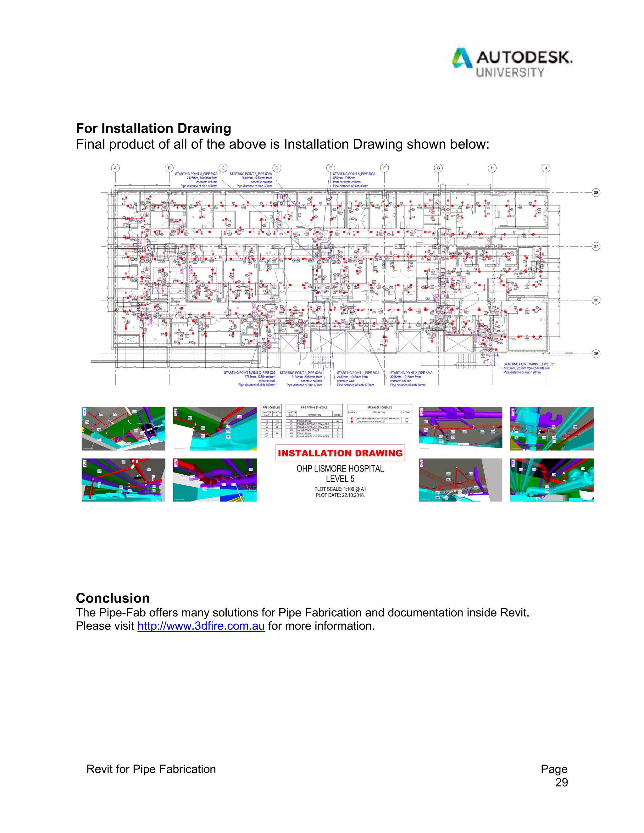PipeFab For Revit_AU_LasVegas_2018 | PDF