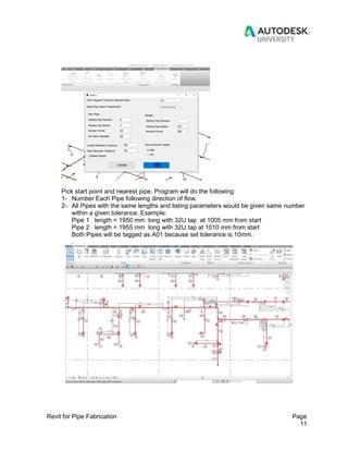 PipeFab For Revit_AU_LasVegas_2018 | PDF