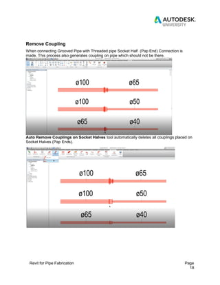 PipeFab For Revit_AU_LasVegas_2018 | PDF