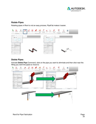 PipeFab For Revit_AU_LasVegas_2018 | PDF