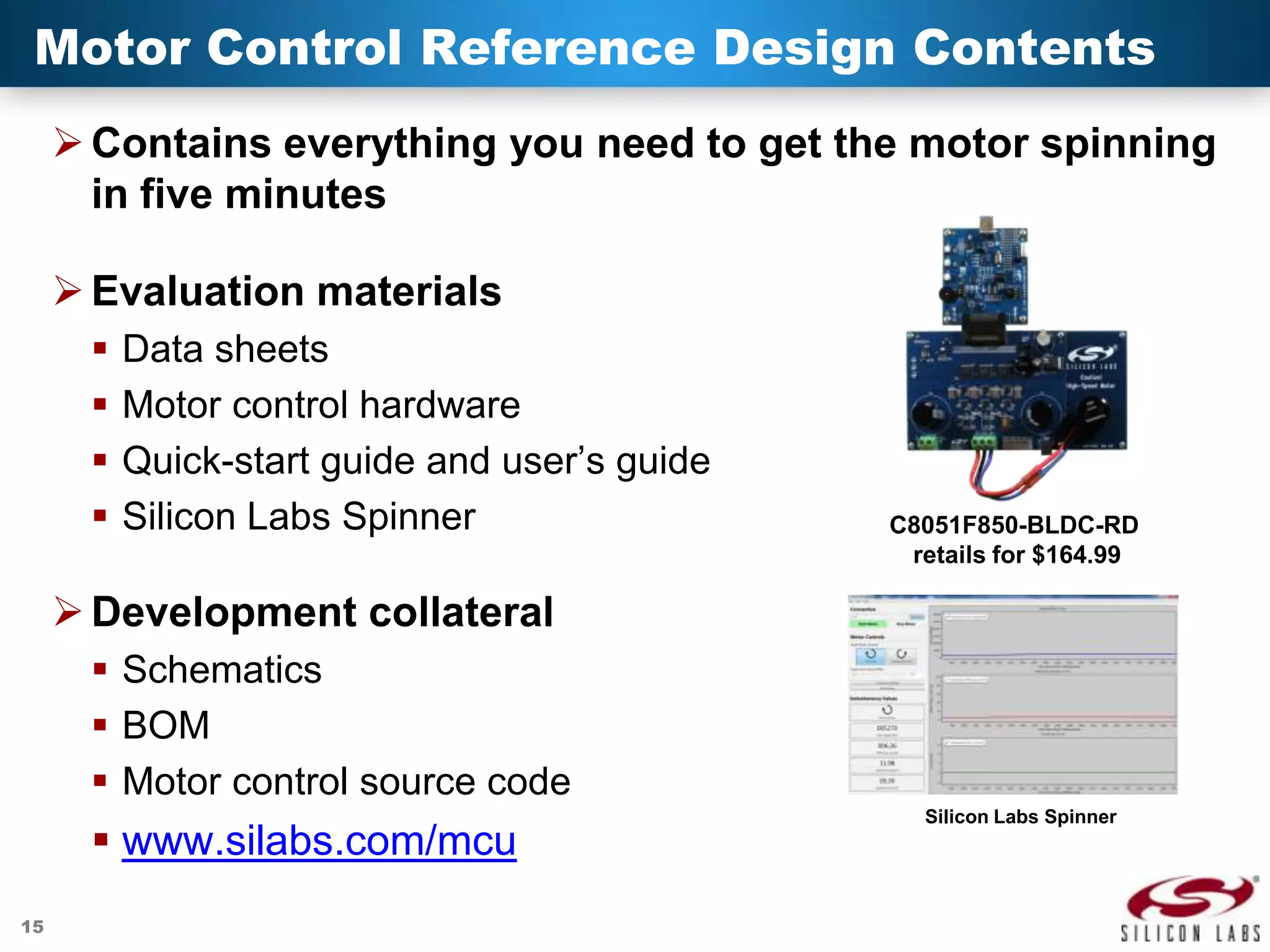 BLDC motor control reference design press presentation | PPTX