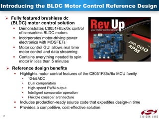 BLDC motor control reference design press presentation | PPTX