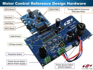 BLDC motor control reference design press presentation | PPTX