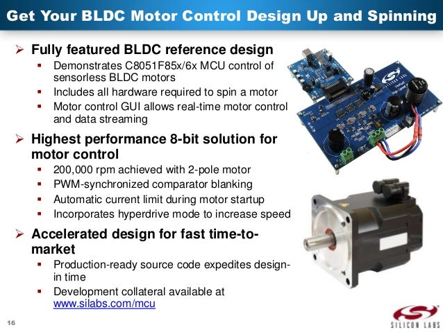 BLDC motor control reference design press presentation