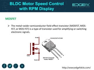 BLDC Motor Speed Control With RPM Display | PPTX