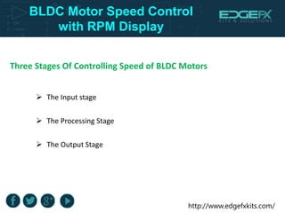 BLDC Motor Speed Control With RPM Display | PPTX