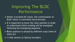 BLDC HUB MOTOR PPT | PPTX