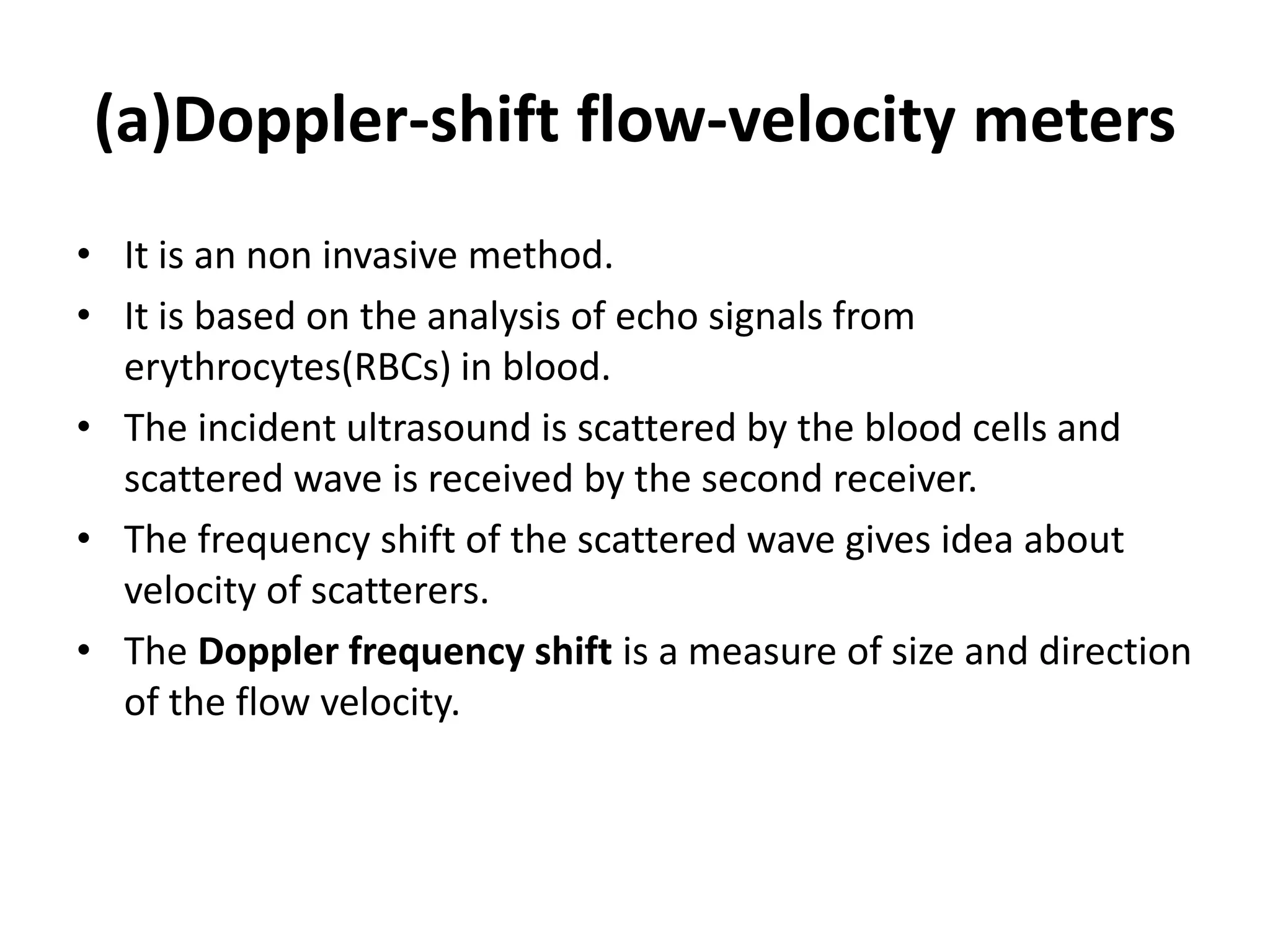 blood flow measurement | PPTX