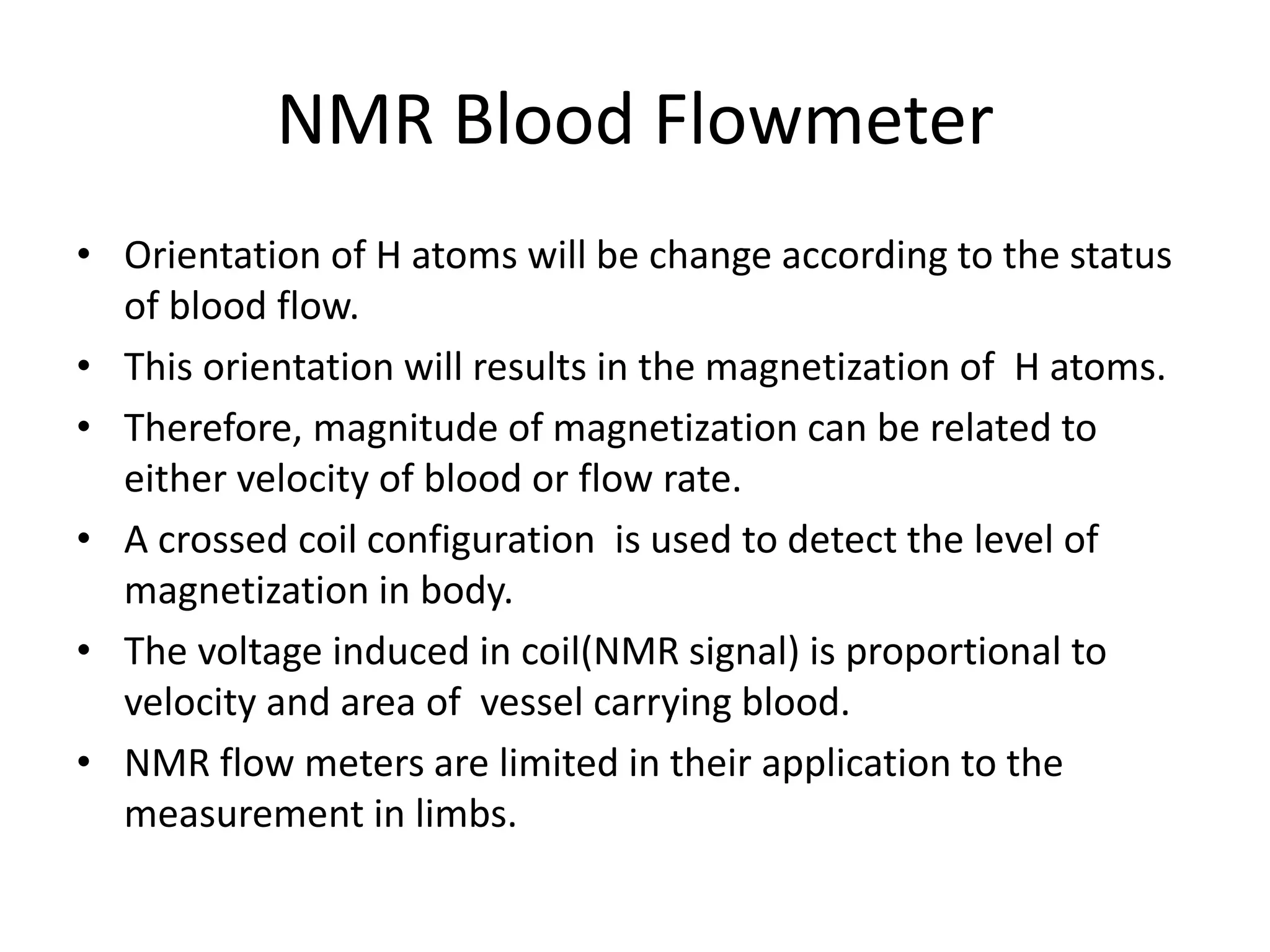 blood flow measurement | PPTX
