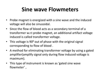 blood flow measurement | PPTX