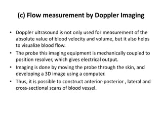 blood flow measurement | PPTX