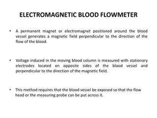 blood flow measurement | PPTX