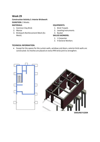 Building Construction 1 - Final Project | PDF