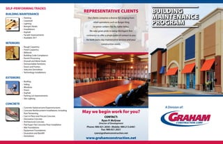 Bldg Maint Brochure | PDF