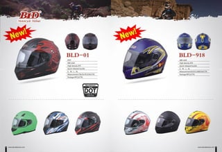 BLD Motorcycle Helmet | TOP 10 Brand in China | PDF