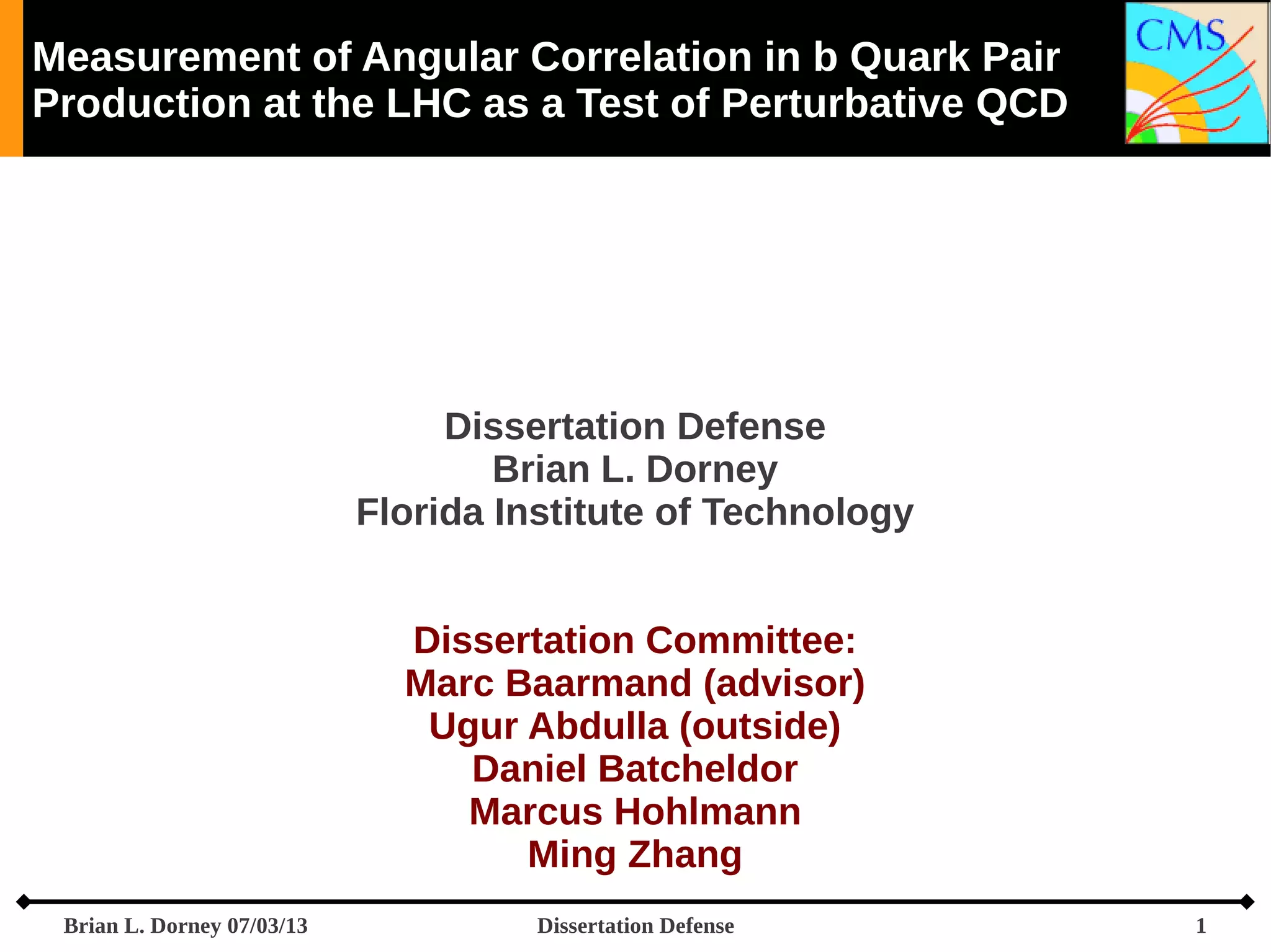 Dissertation Defense Presentation | PPT