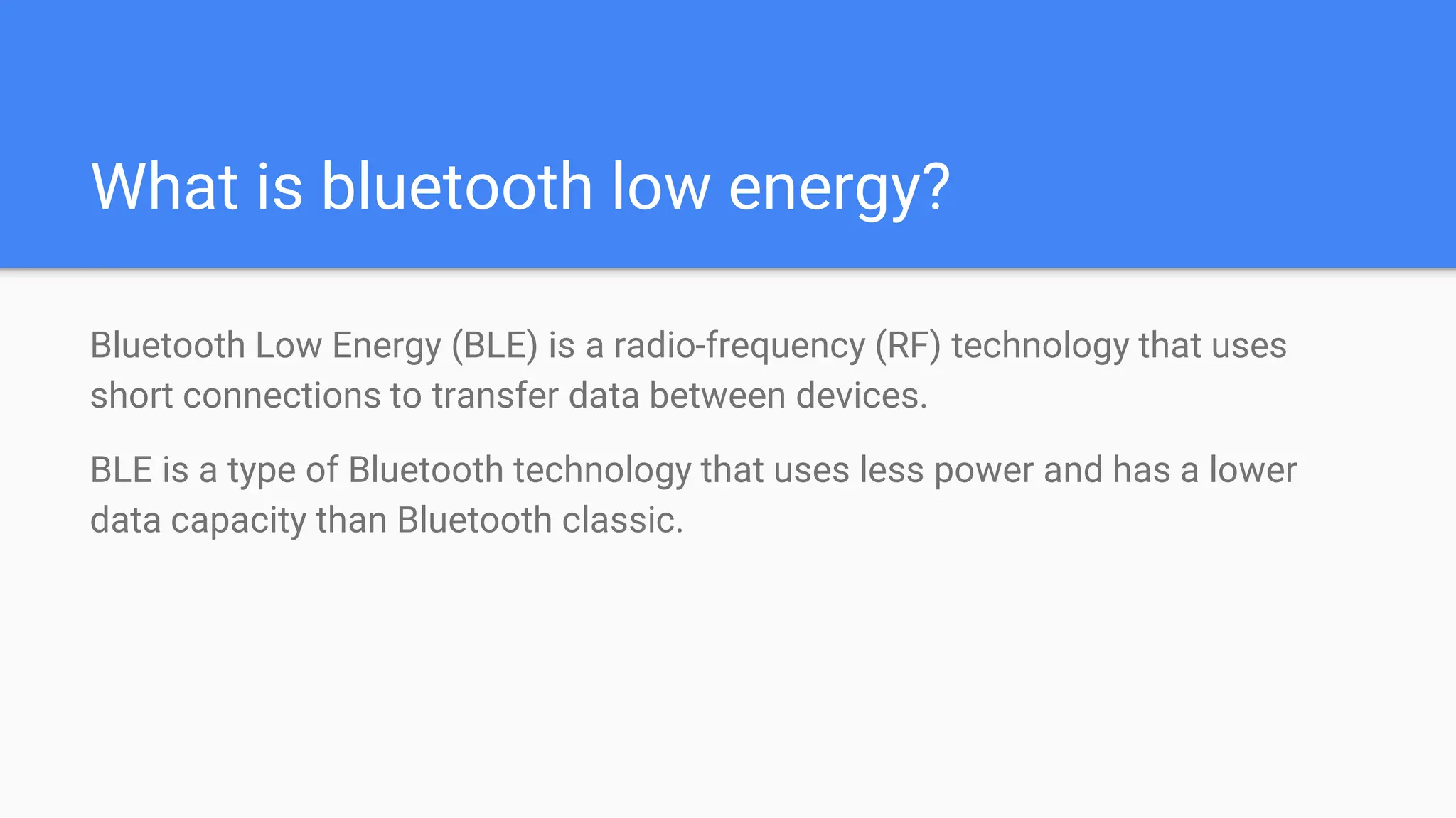 Bluetooth Low Energy(BLE) and beacons working | PPTX