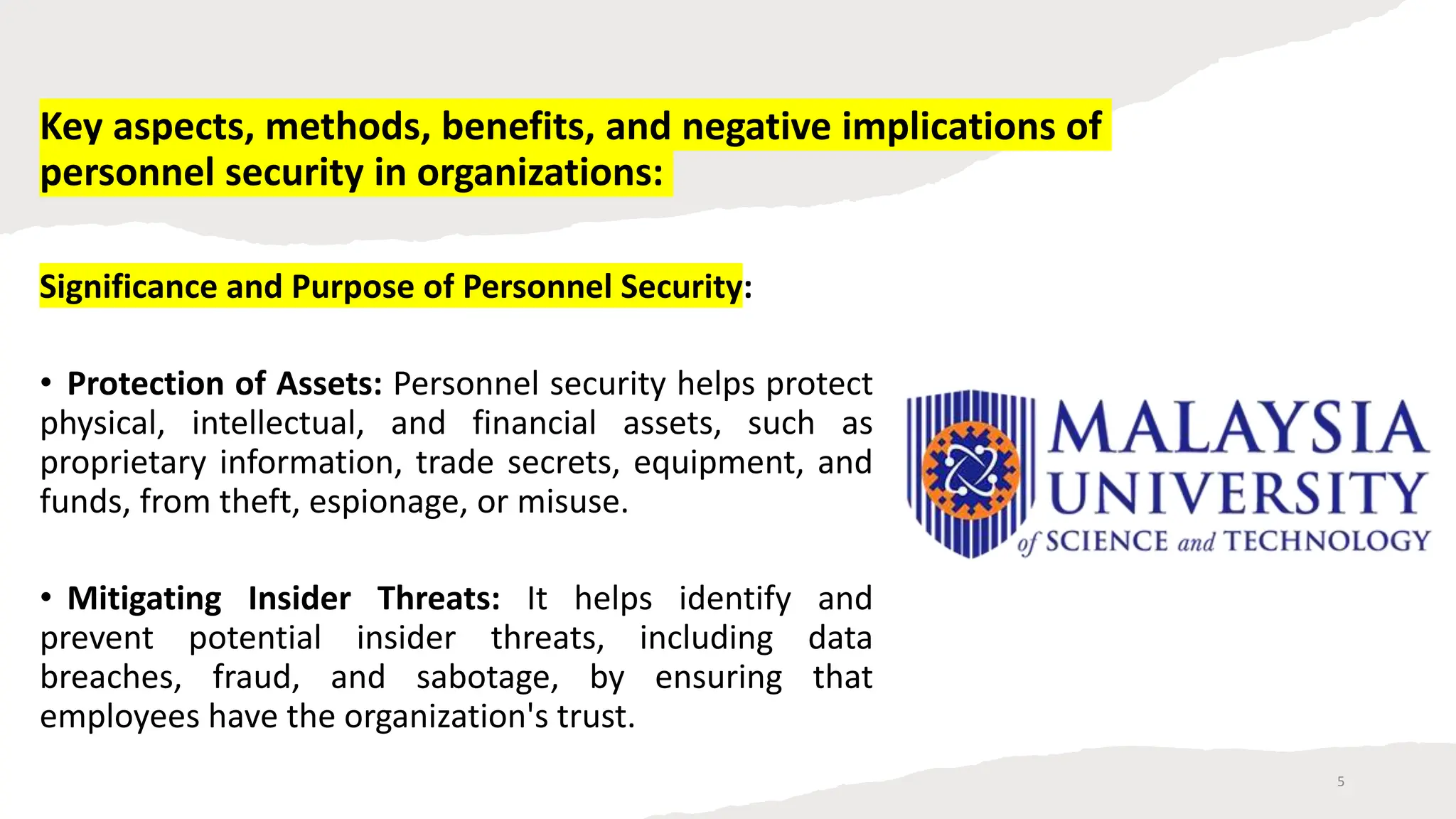 BLE 1213 MUST (SESSION 3).pptx- basic principles of physical security | PPT