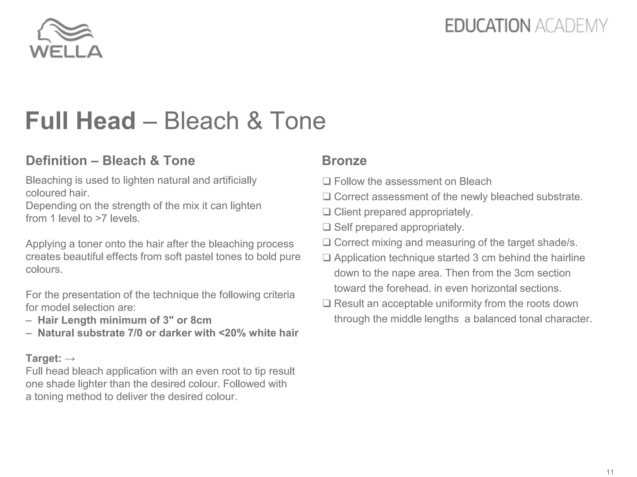 Bleach and tone | PPTX