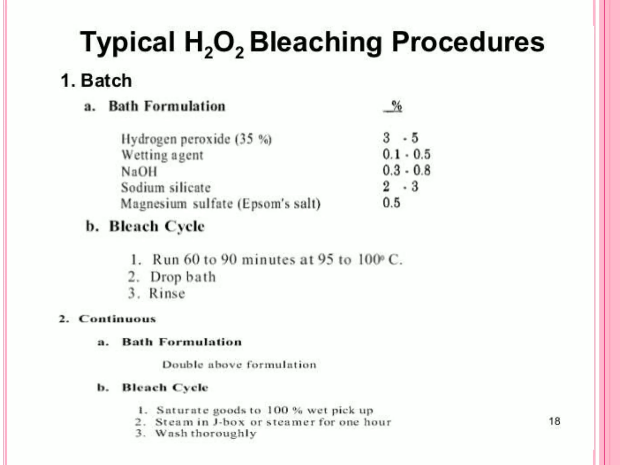 Bleaching, textile treatment | PPTX