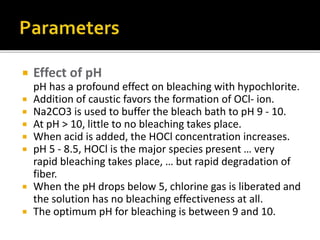 Bleaching of Textiles | PPTX