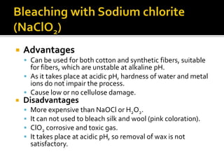 Bleaching of Textiles | PPTX