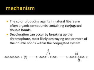 Bleaching of Textiles | PPTX