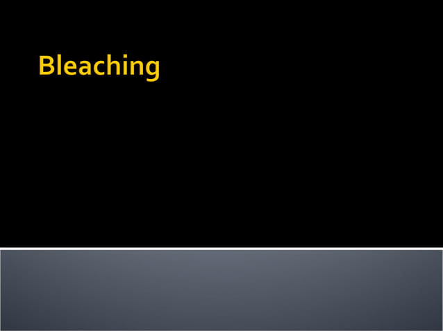Bleaching process in textile processing | PDF | Candle and Soap Making ...