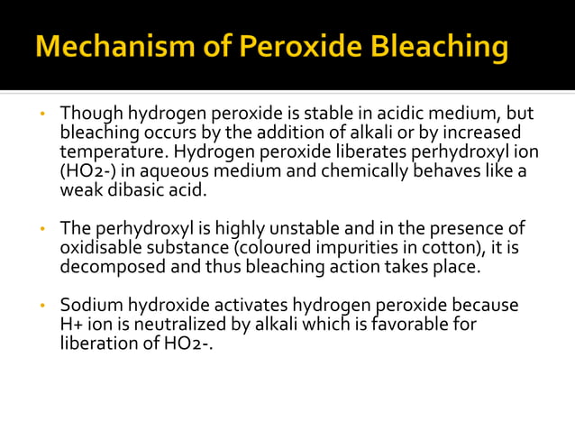 Bleaching process in textile processing | PDF | Candle and Soap Making | Arts and Crafts