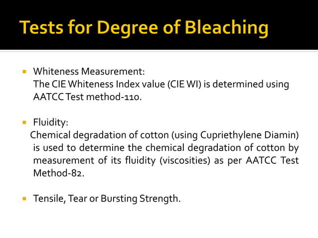 Bleaching process in textile processing | PDF | Candle and Soap Making ...