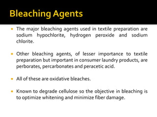 Bleaching process in textile processing | PDF | Candle and Soap Making ...