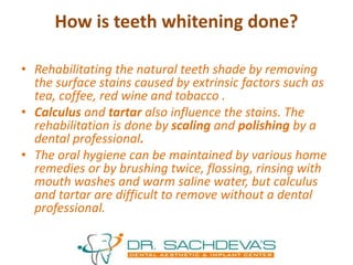 Bleaching | Teeth Whitening | PPTX