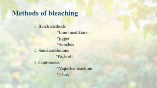 Bleaching process | PPTX