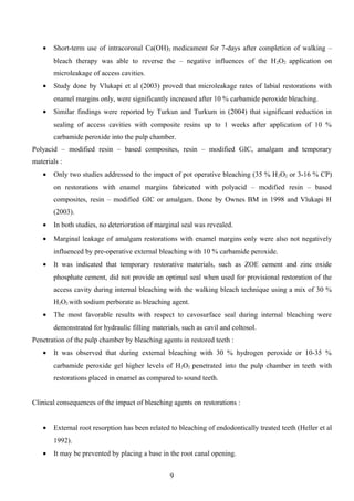 Bleaching agents | PDF