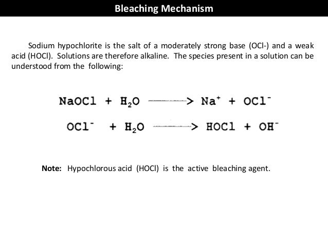 Bleaching agents