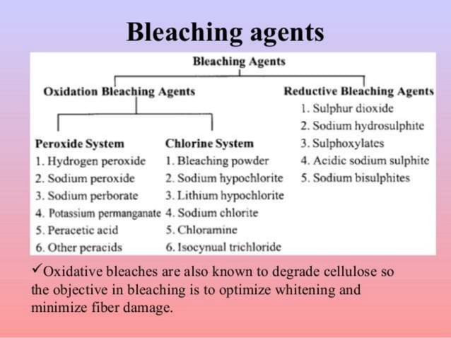 Bleaching and its agents( silk fabric) | PPT