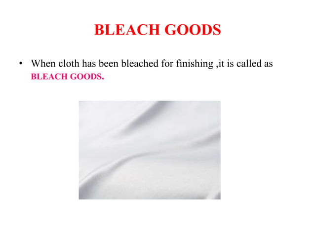 Bleaching and its agents( silk fabric) | PPT