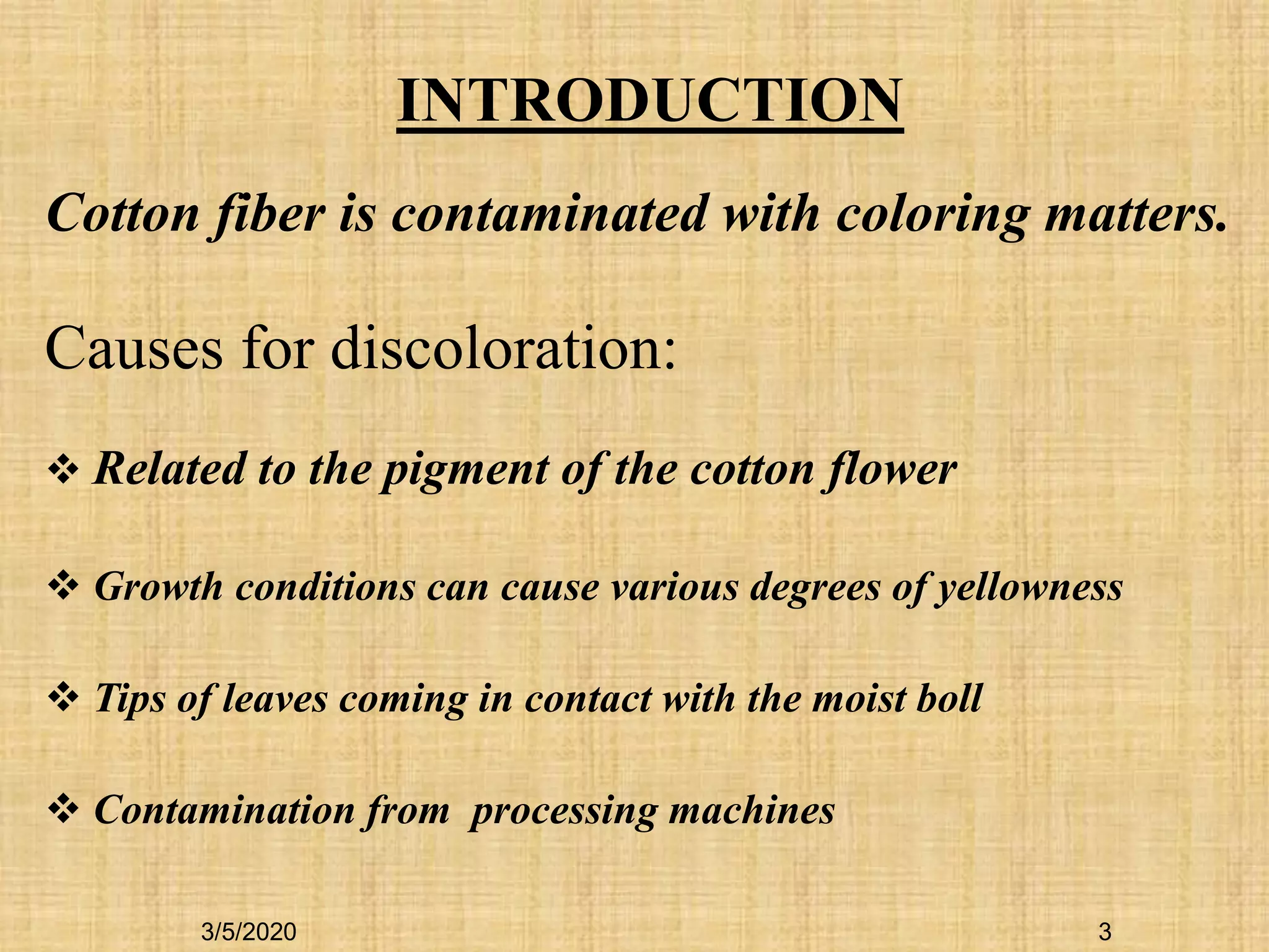 Bleaching lecture 5 | PDF
