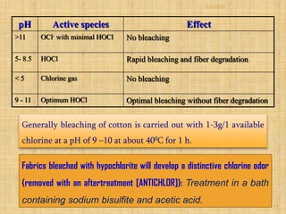 Bleaching lecture 5 | PDF