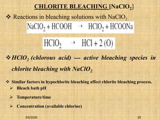 Bleaching lecture 5 | PDF