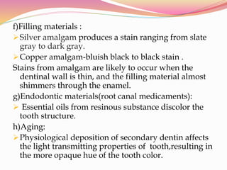 Bleaching of discolored tooth | PPTX
