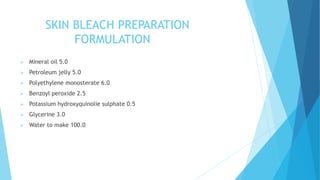 Bleaching preparations | PPTX
