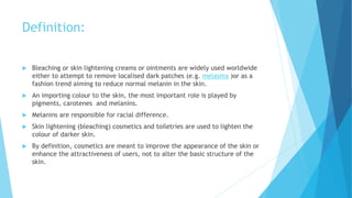 Bleaching preparation | PPTX