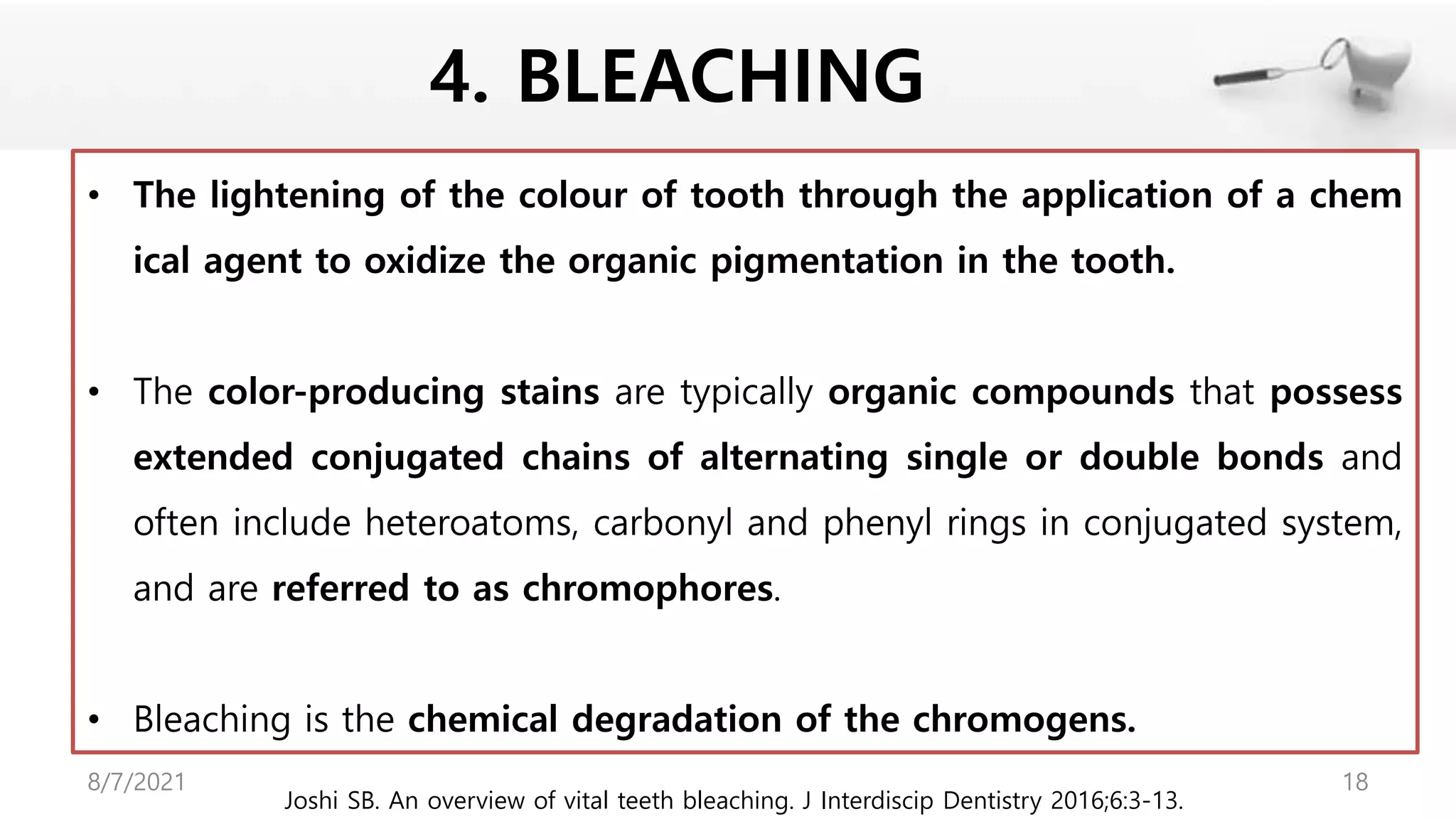 Bleaching & Restorations of discolored teeth in Pediatric Dentistry | PPTX