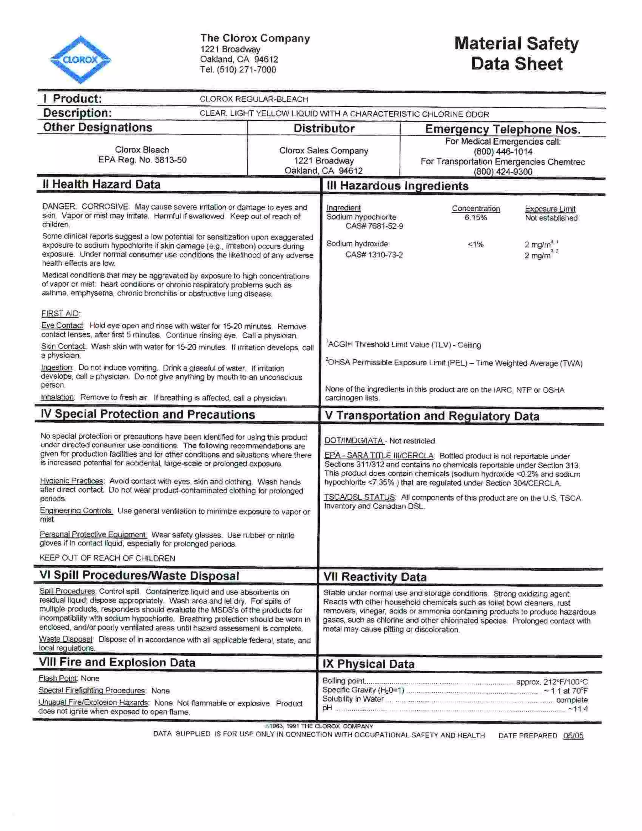 Bleach Vs Envirox | PDF