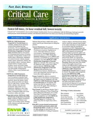 Bleach Vs Envirox | PDF