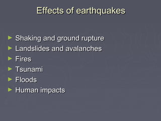 Earthquakes | PPT
