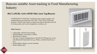 BLE Based Asset Tracking & Personnel Trackingin Food Products ...